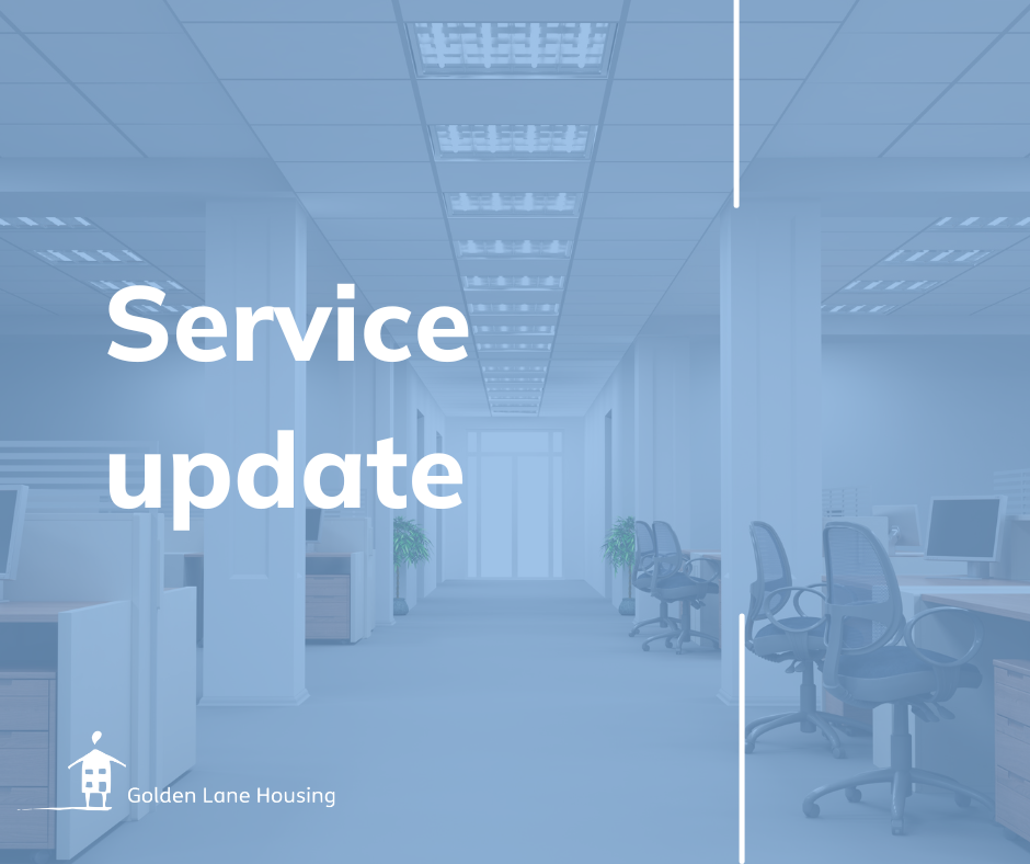 Service update – Golden Lane Housing